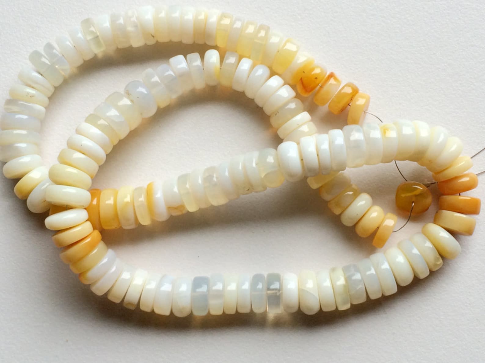 10-11mm Fire Opal Plain Tyre Bead Rare Opal Spacer Opals - Etsy