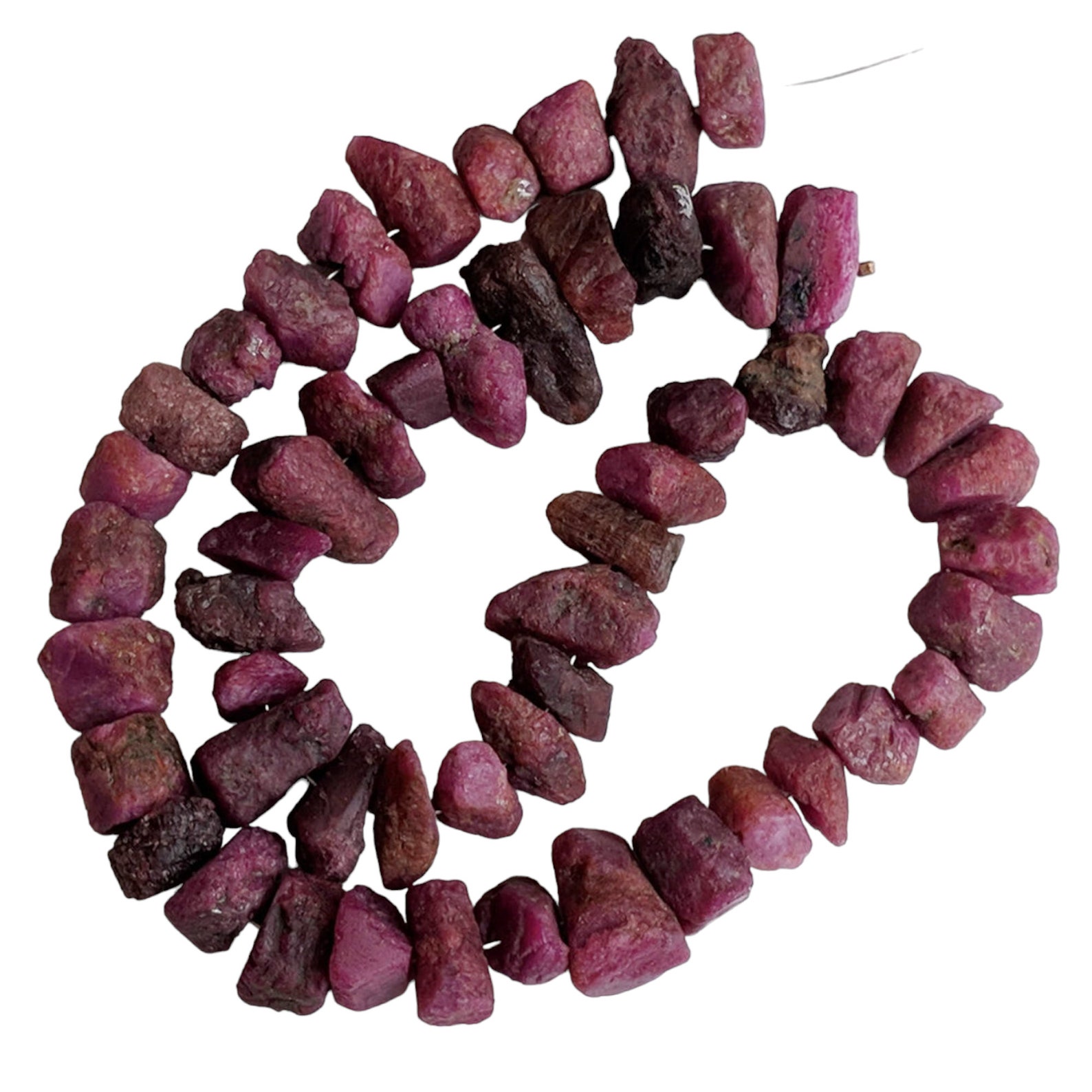 10-15mm Raw Ruby Stones, Natural Loose Raw Gemstone, Ruby Rough Beads ...