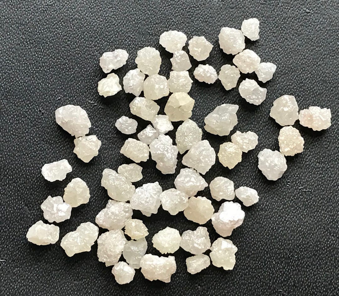 2.5-3.5mm White Rough Diamond, Raw Diamond, Uncut Diamond, Loose White ...