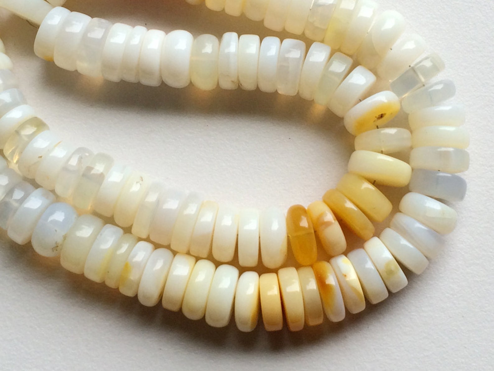 10-11mm Fire Opal Plain Tyre Bead Rare Opal Spacer Opals - Etsy