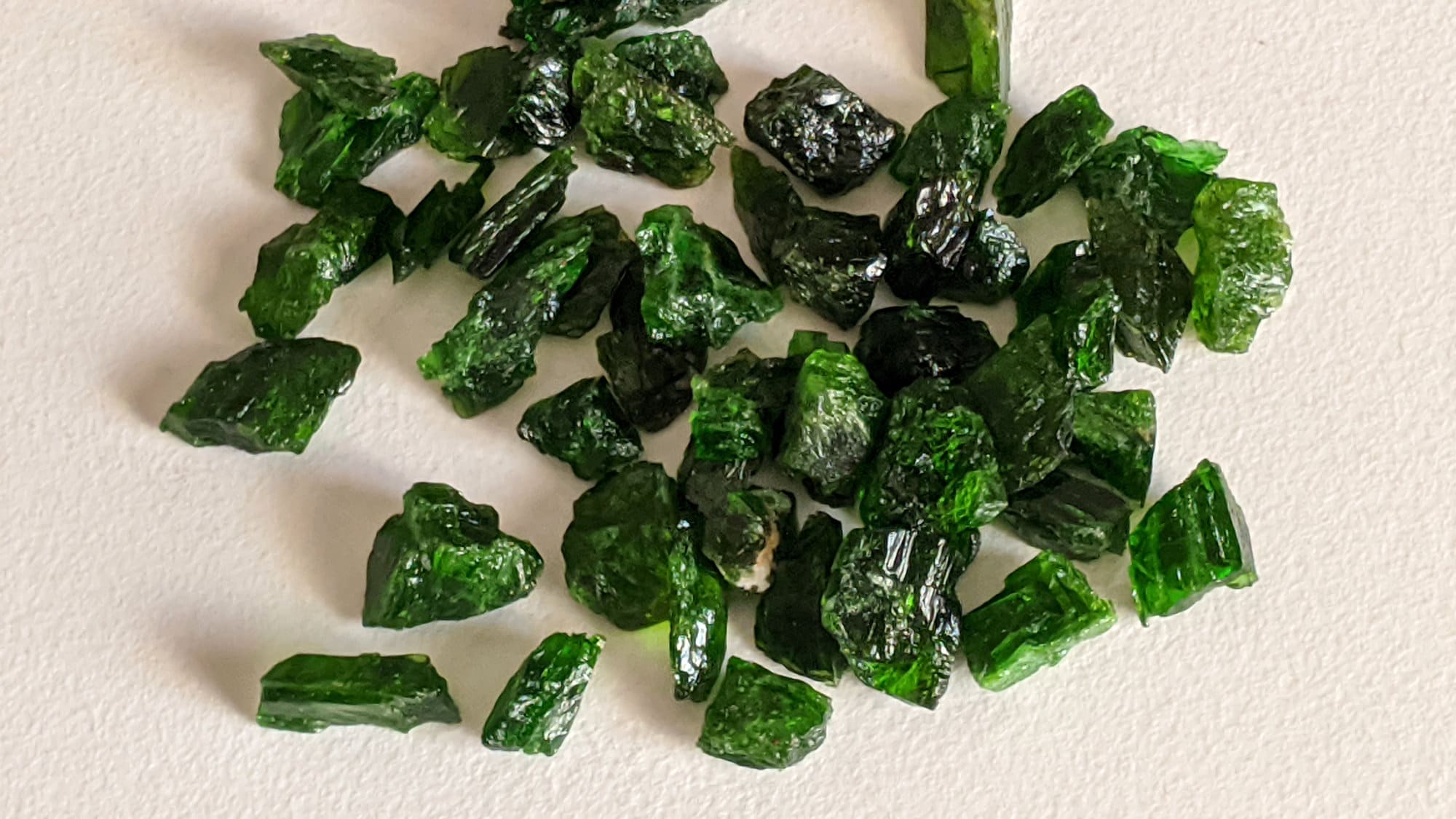 6-8mm Chrome Diopside Rough Stones Raw Chrome Diopside Loose | Etsy