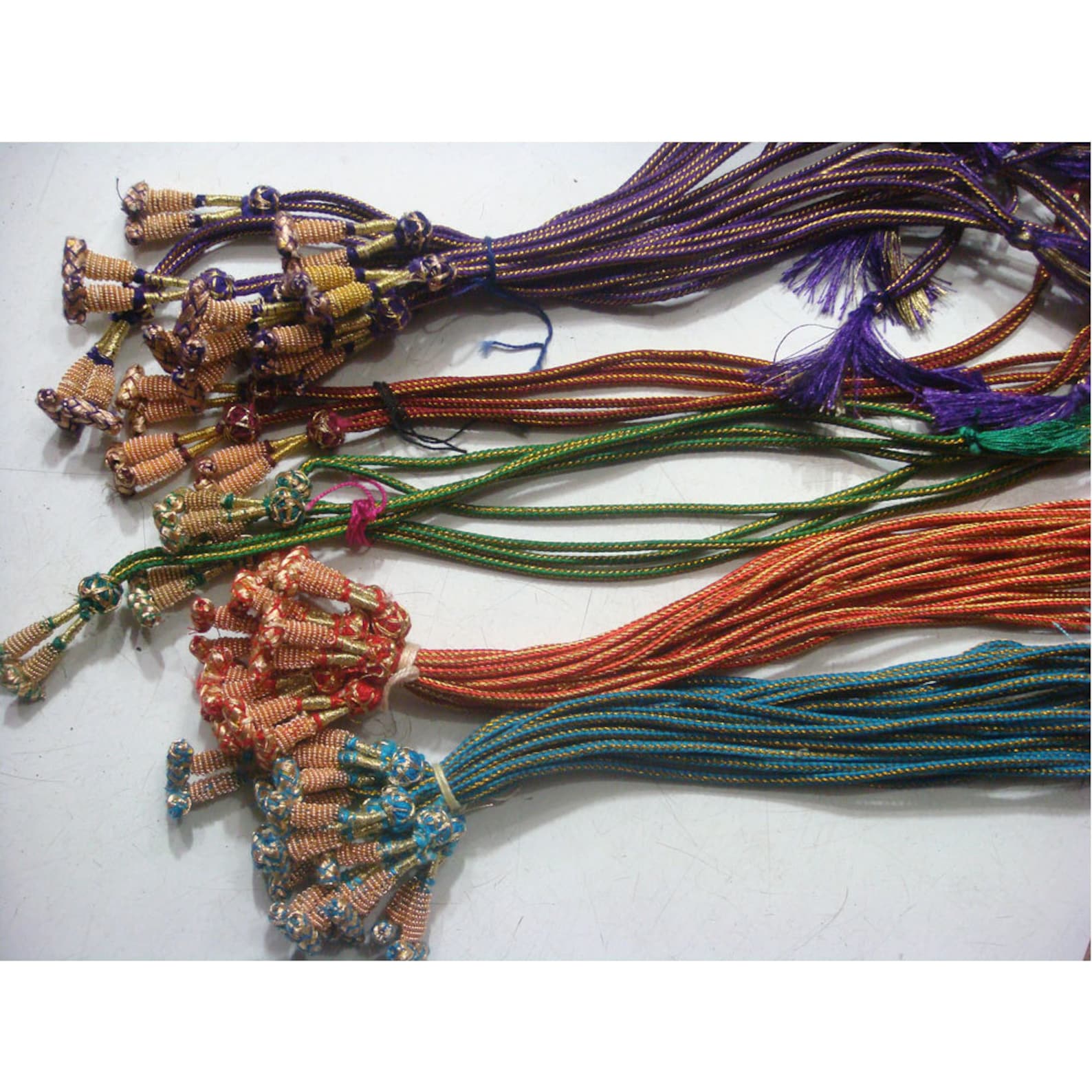 5 Pieces Adjustable Indian Cords With Tassels - Etsy