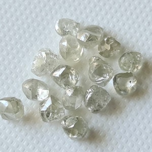 Beautiful Clear Diamond Crystal, 3-3.5mm Clear White Loose Diamond ...