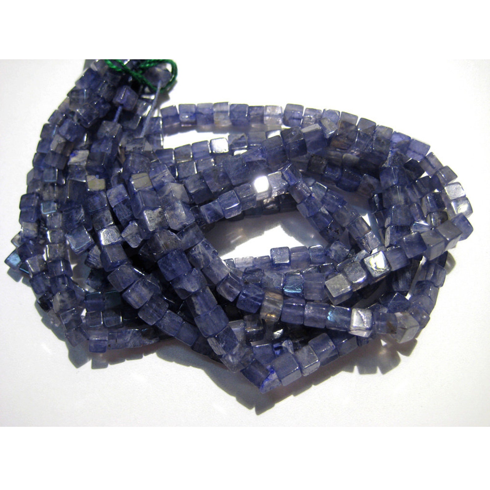 5mm Iolite Plain Cubes Vilet Blue Iolite Plain Box Beads - Etsy