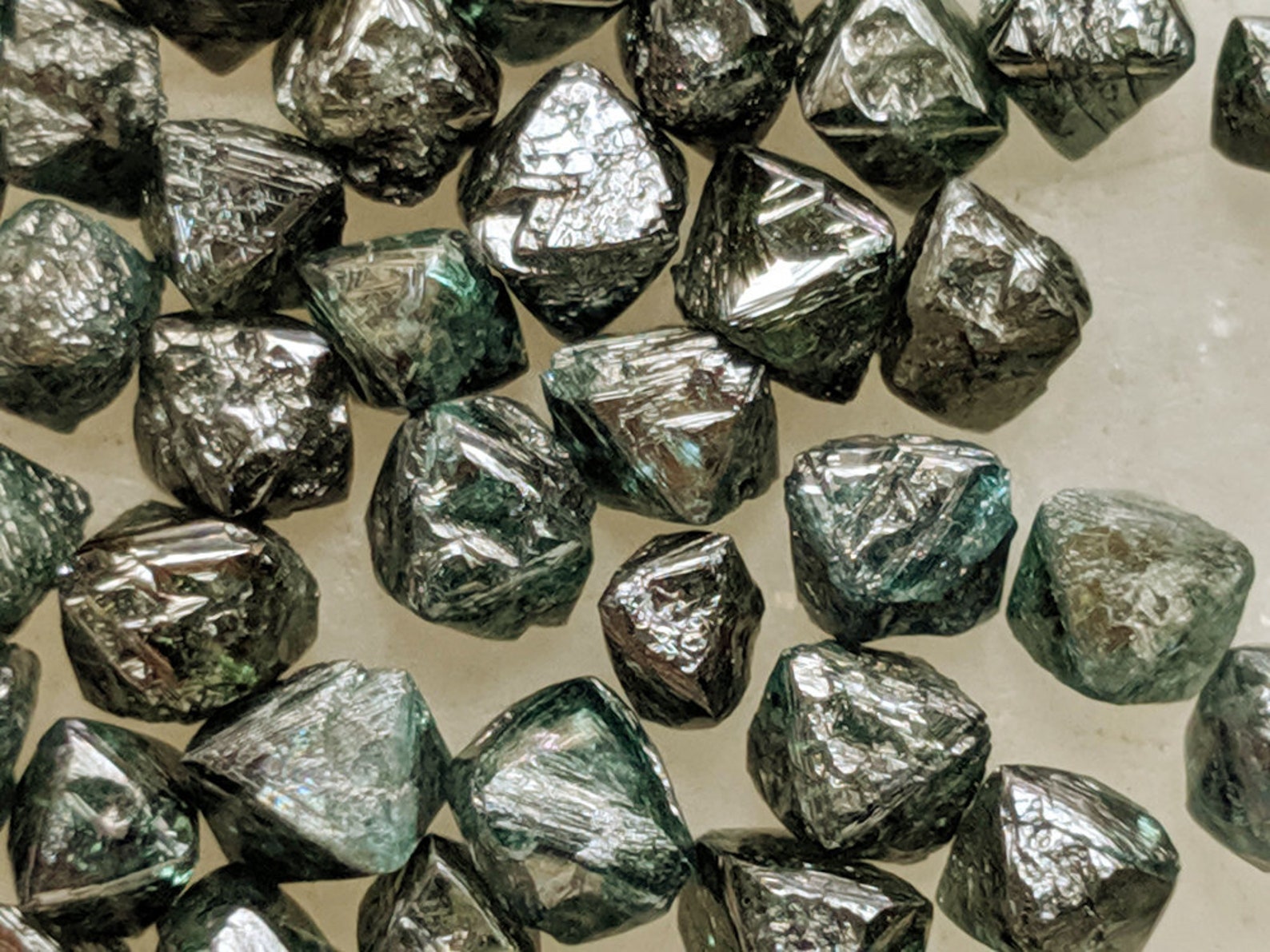 3-3.5mm Green Diamond Crystal Raw Green Diamond Crystal - Etsy