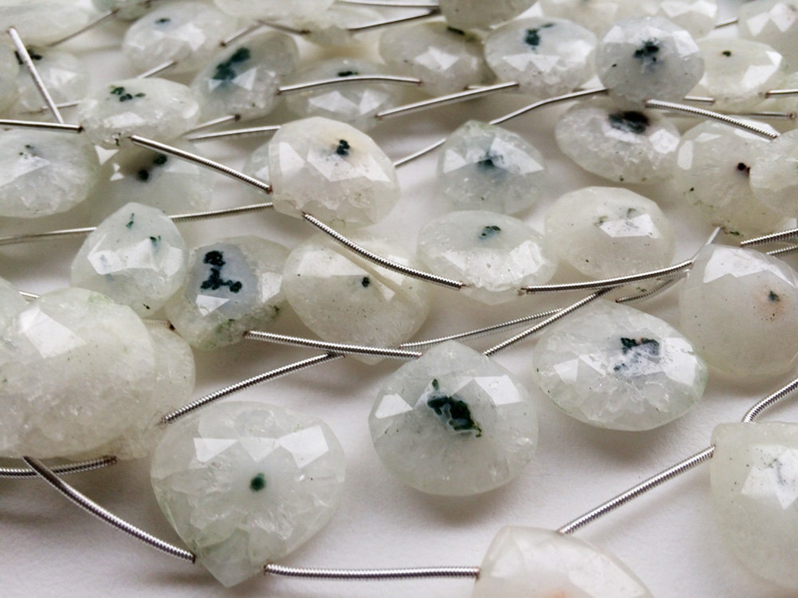 19-22mm Natural Solar Quartz Beads Solar Quartz Faceted Heart - Etsy