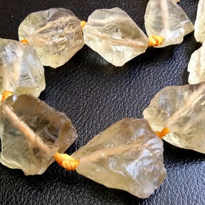 16-23mm Raw Lemon Quartz Stones, Huge Natural Lemon Loose Rough ...