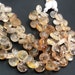 10-13mm Imperial Topaz Plain Heart Beads, Golden Champagne Topaz Heart ...