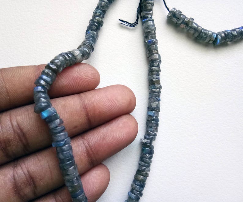 5-6mm Labradorite Plain Spacer Beads Blue Fire Gem Stone - Etsy