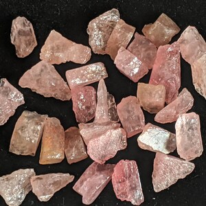 8-10mm Strawberry Quartz Rough Stones, Raw Quartz, Loose Rough Quartz ...