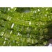 5mm Peridot Square Heishi Cut Beads, Peridot Flat Square Heishi ...