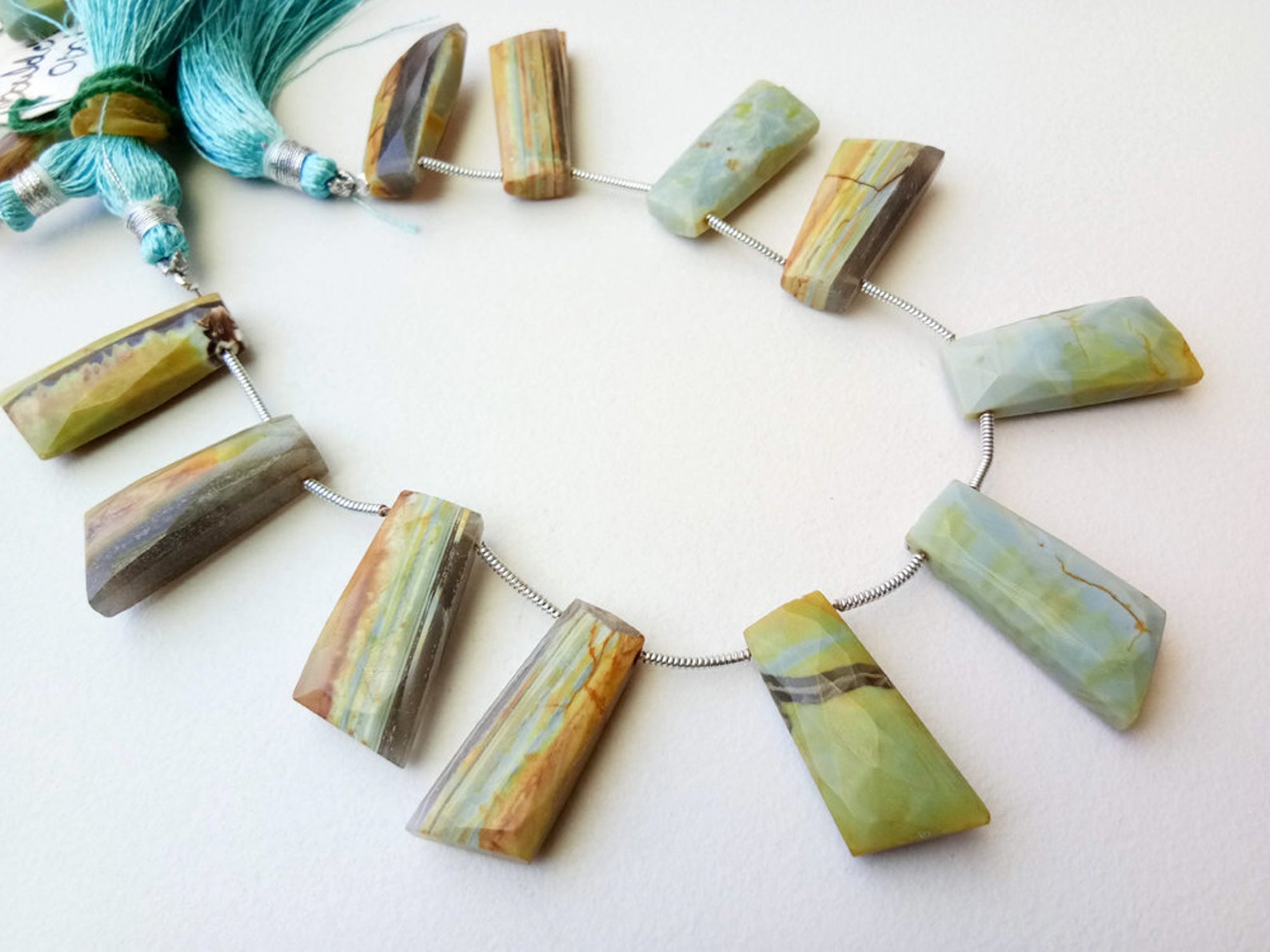 11.5x22mm 11x28mm Blue Opal Sticks Blue Opal Faceted Fancy - Etsy