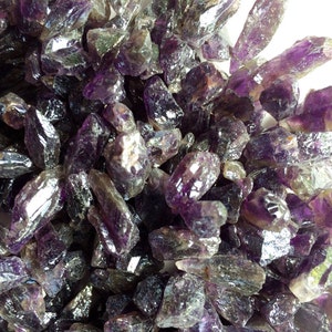 13-20mm Amethyst Rough Sticks, Amethyst Raw Beads, Natural Amethyst ...