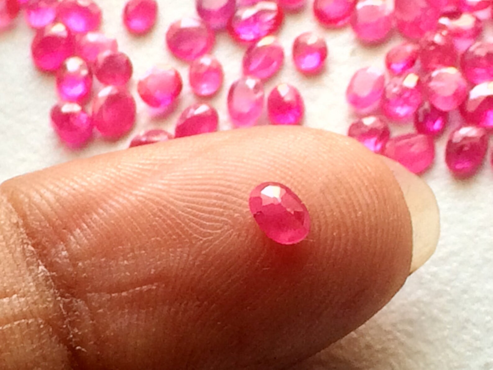 2x3mm 3x4mm Ruby Oval Cut Stones Natural Loose Ruby Gems | Etsy