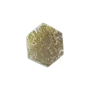 5.5x5.3mm Natural Grey Fancy Hexagon Shaped Conflict Free Earth Mined ...