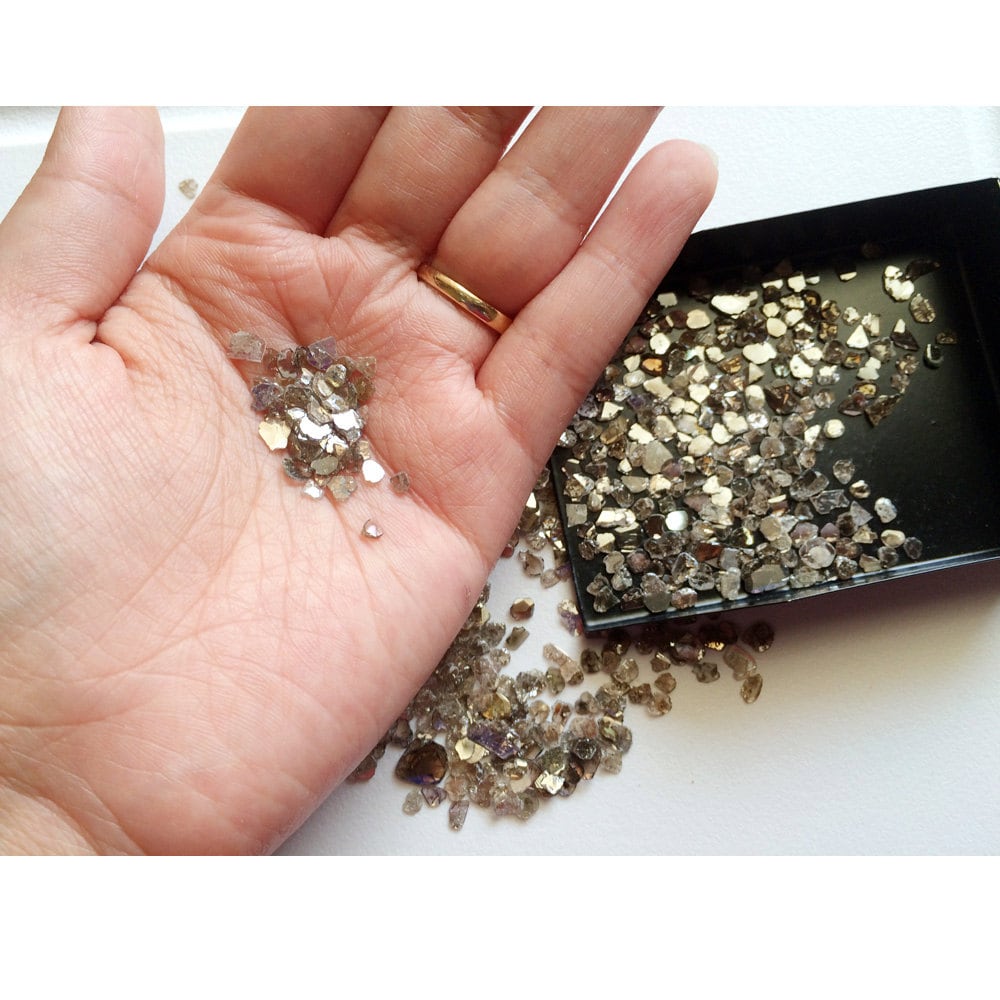 3mm-5mm Grey Diamond Slices Faceted Diamond Slices Raw - Etsy