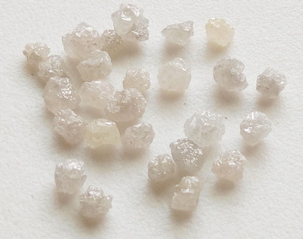 3.5-5mm White Rough Diamond, White Raw Diamond, Uncut Diamond, Loose ...