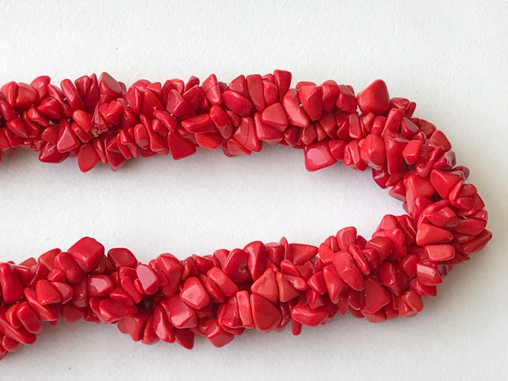 4-9mm Red Stone Beads, Redstone Gemstone, Red Stone Chip for Jewelry ...