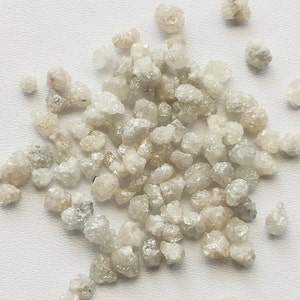 2.5-4.5mm White Raw Diamonds, White Rough Diamonds, Rough Diamond ...