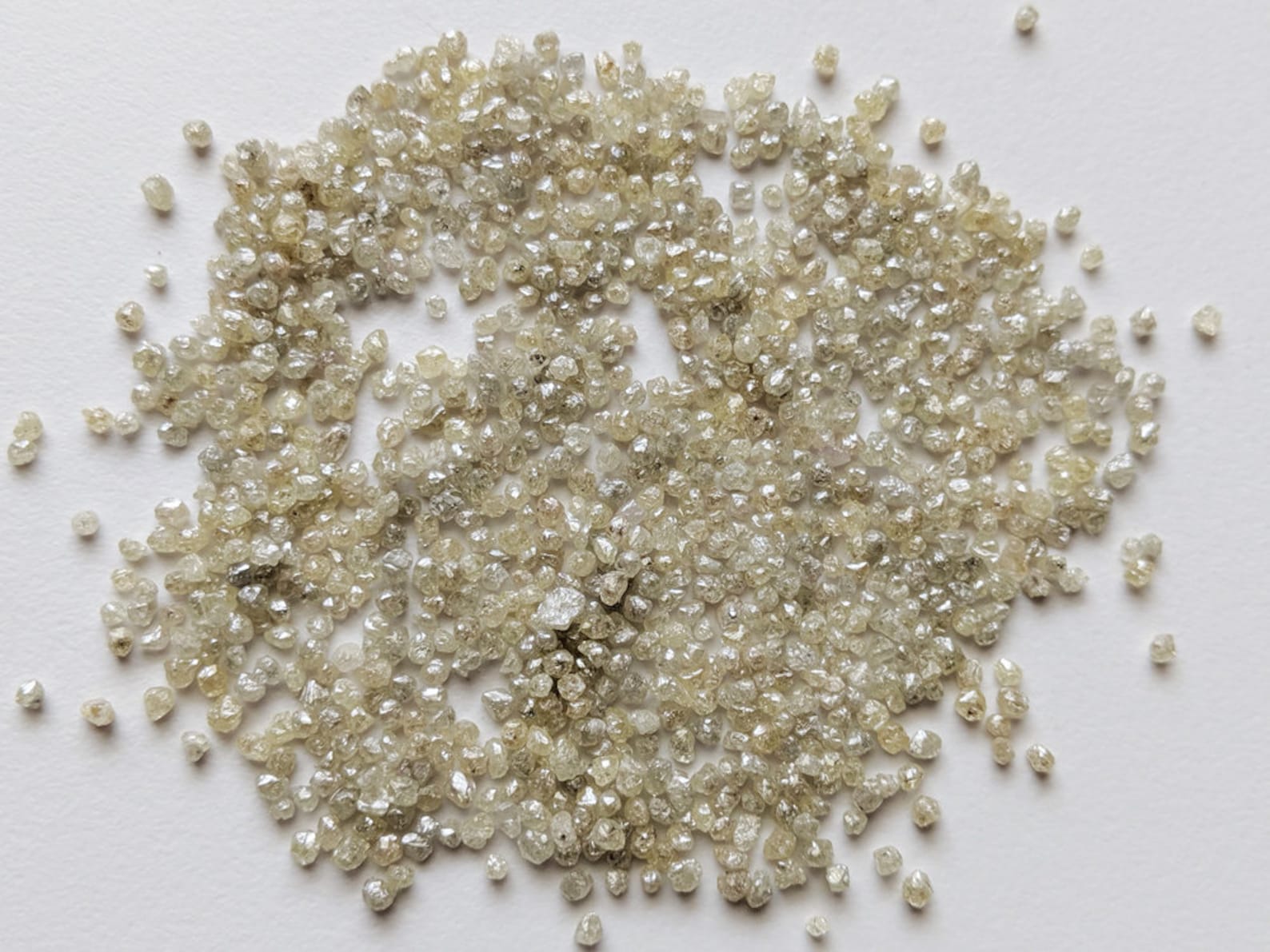 2-2.5mm Raw Light Champagne Diamonds, Loose Light Brown Round Uncut ...