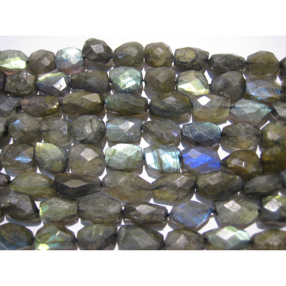 15mm Labradorite Tumbles Beads Flashy Labradorite | Etsy