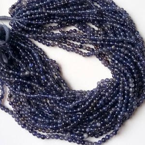 4mm Iolite Plain Round Beads Natural Iolite Round Beads 13 - Etsy