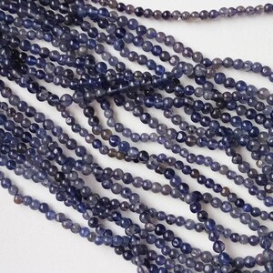 4mm Iolite Plain Round Beads Natural Iolite Round Beads 13 - Etsy