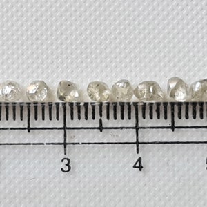 Beautiful Clear Diamond Crystal, 3-3.5mm Clear White Loose Diamond ...