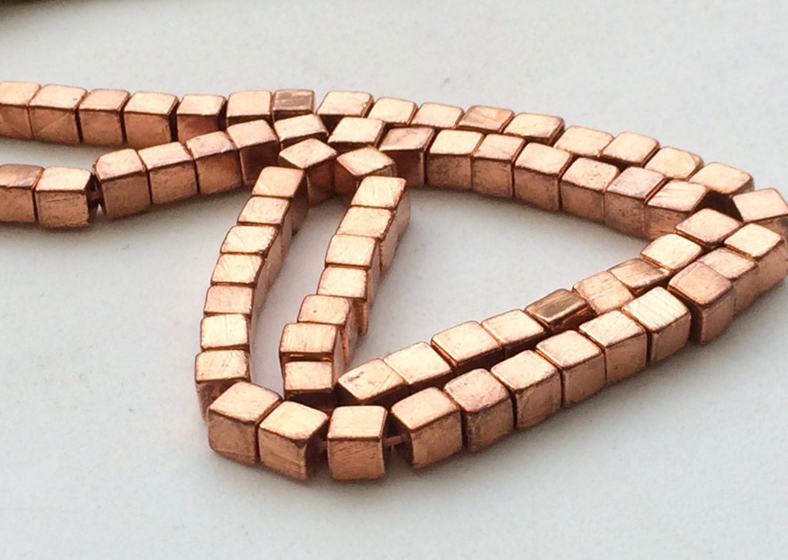 5mm Copper Pyrite Cube Beads Copper Pyrite Plain Box Beads - Etsy