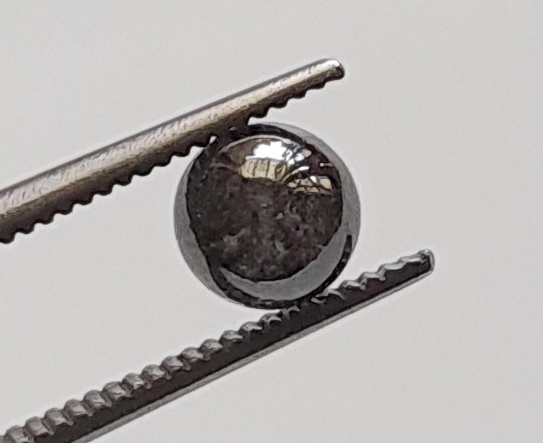 Rare Black Diamond Ball Plain, Natural Black Smooth Polished Round ...