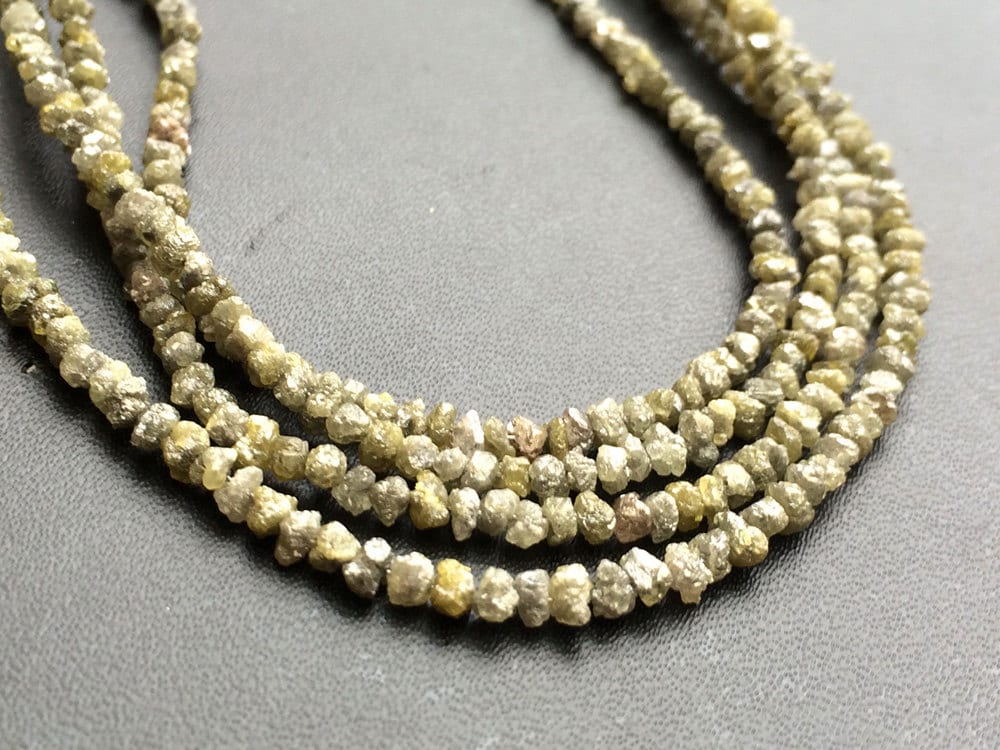 2.5-3.5mm Green Rough Diamonds Green Raw Diamonds Natural | Etsy