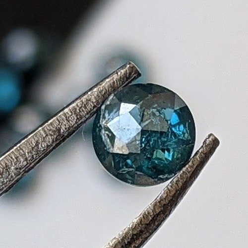 Blue Rose Cut Diamond Loose Rough Diamond Rose Cut Blue Raw | Etsy