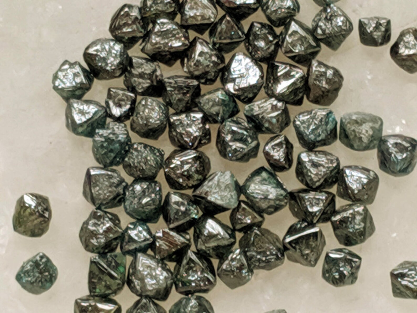 3-3.5mm Green Diamond Crystal Raw Green Diamond Crystal - Etsy