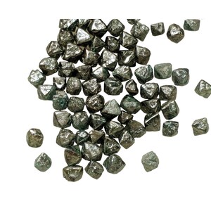 3-3.5mm Green Diamond Crystal, Raw Green Diamond Crystal, Loose Green ...