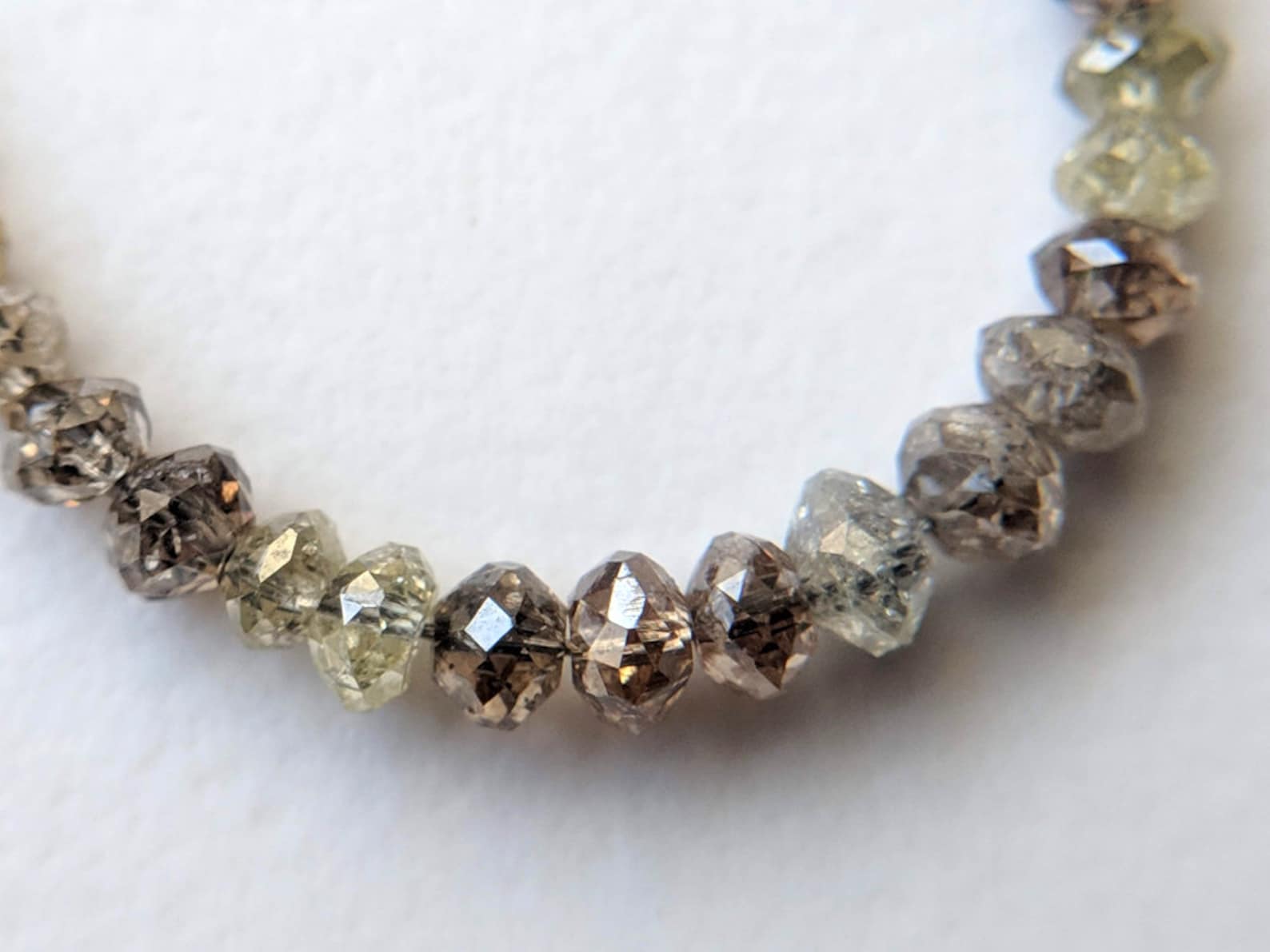 2.5-3mm Multi Color Sparkling Faceted Diamond Rondelle Bead - Etsy