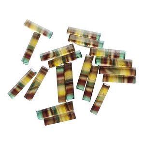 30mm Fluorite Sticks, 5 Pcs Multi Color Fluorite Fancy Sticks, Natural ...