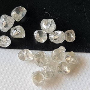 Beautiful Clear Diamond Crystal, 3-3.5mm Clear White Loose Diamond ...