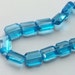 16-18mm Hydro Blue Quartz, Mystic Blue Color Step Cut Tumble Beads ...