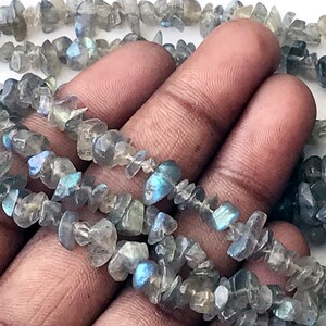 5mm to 8mm Approx Labradorite Beads, Labradorite Gemstone Chips ...