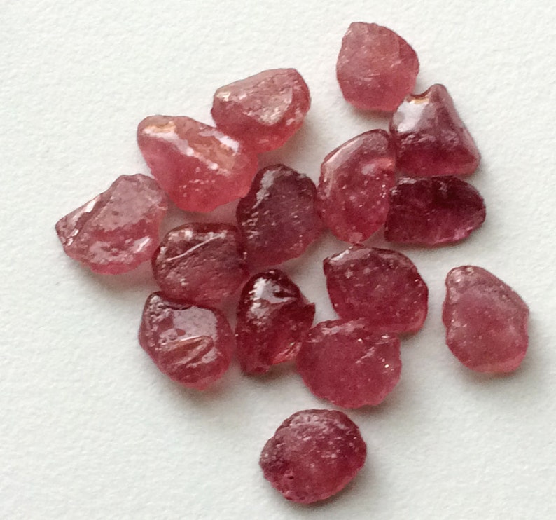 10-15mm Ruby Rough Ruby Glass Filled Gems Rough Ruby - Etsy