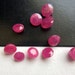 5.4-5.8mm Ruby Round Cut Stones, 4 Pieces Natural Johnson Mines Ruby ...