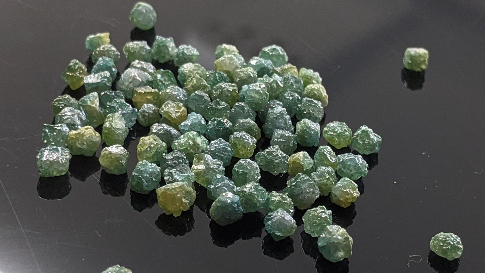 3-3.5mm Green Raw Diamond Green Rough Diamond Green Uncut - Etsy