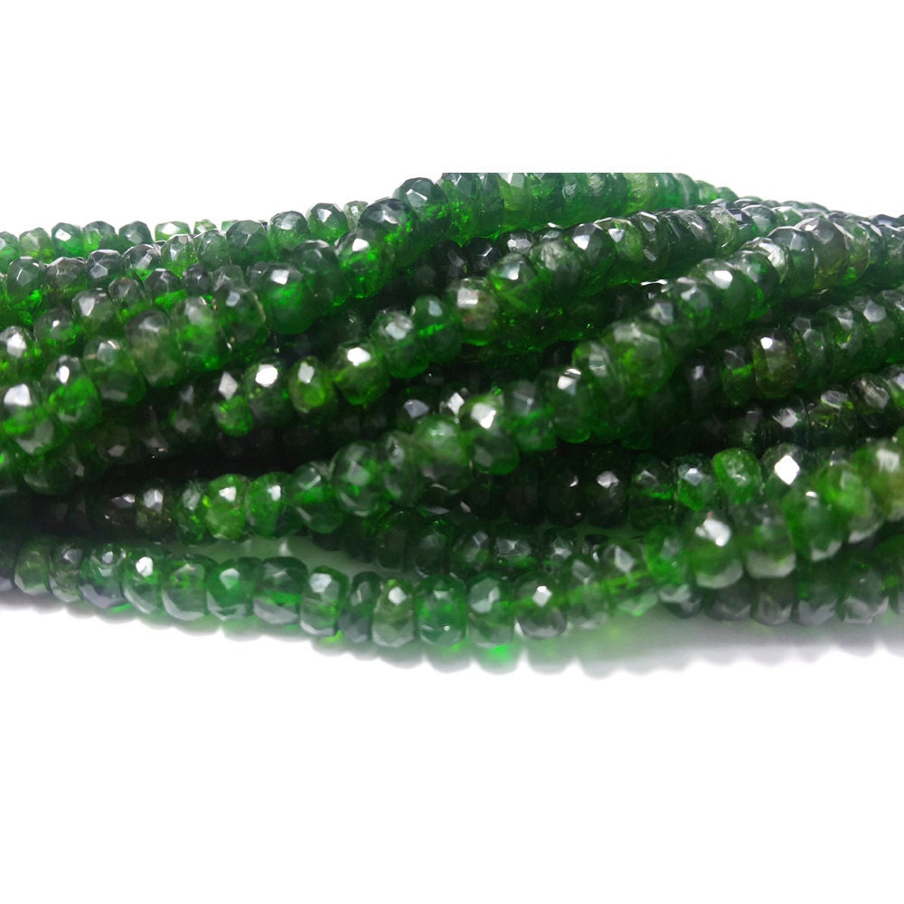 4mm-6mm Chrome Diopside Beads Green Tourmaline Green - Etsy