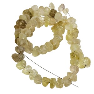 7-10mm Raw Lemon Quartz Stones, Natural Loose Raw Gemstone, Lemon ...