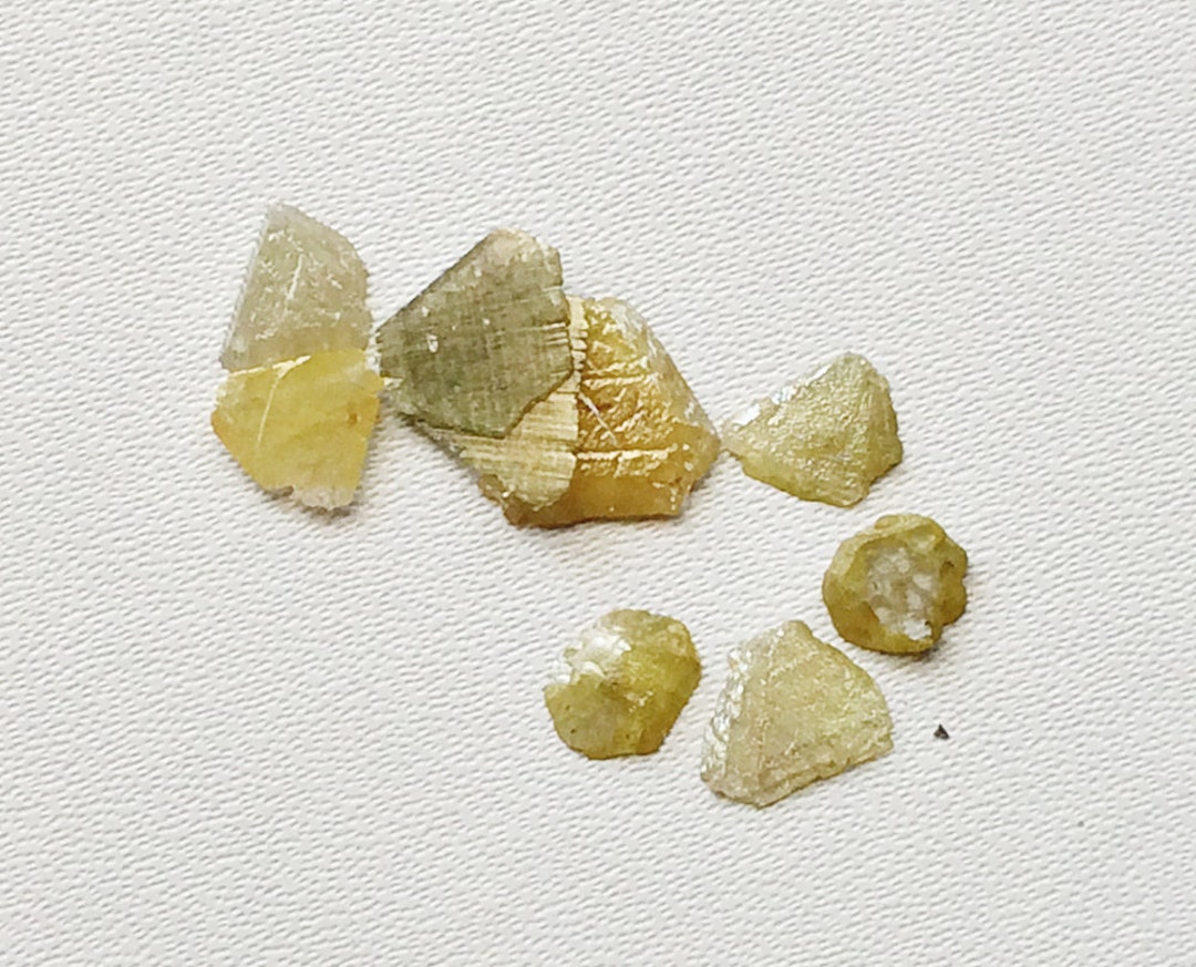 4-6mm Yellow Rough Diamond Slices, Yellow Natural Rough Diamond Slices ...