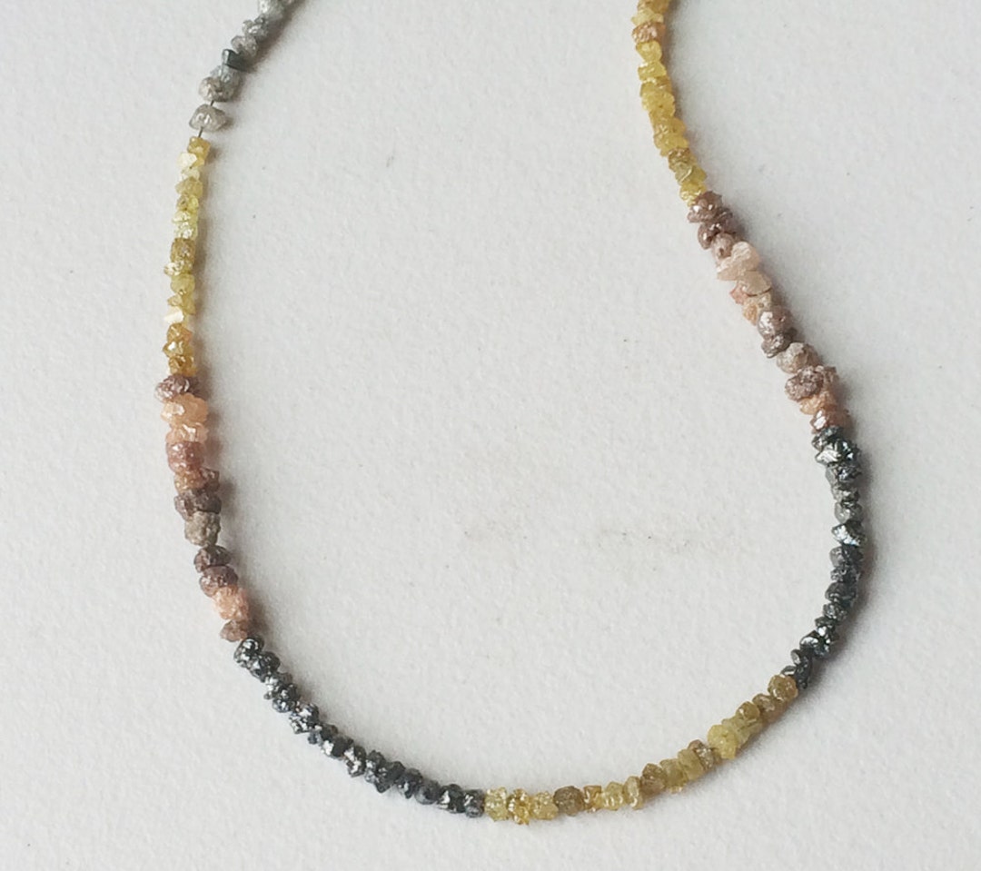 2-3mm, Multi Color Rough Diamonds, Yellow, Grey, Red & Black Raw ...