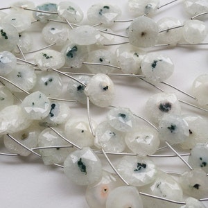 19-22mm Natural Solar Quartz Beads, Solar Quartz Faceted Heart ...