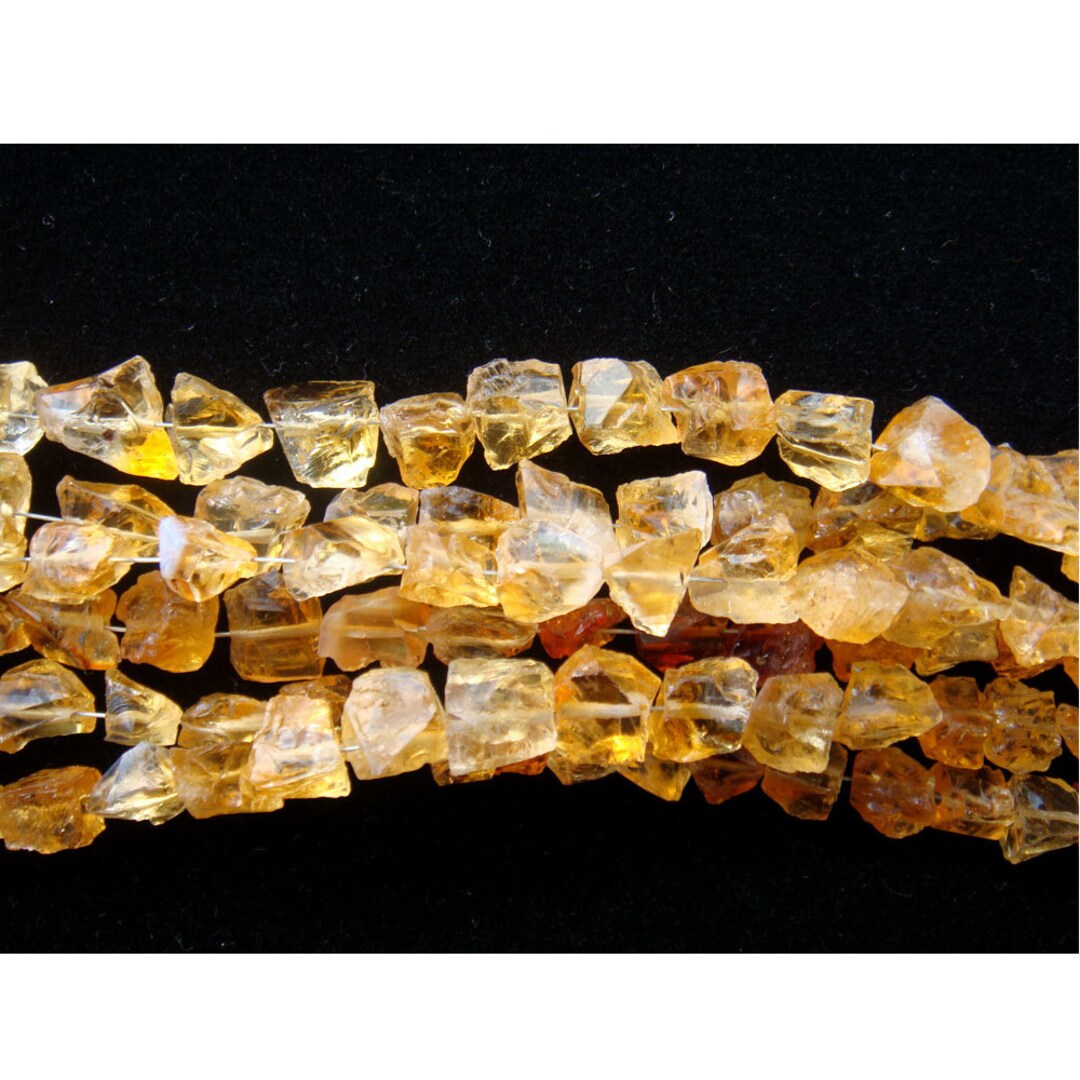 11-20mm Raw Citrine Crystal, Loose Raw Gemstone, Citrine Rough Nuggets ...