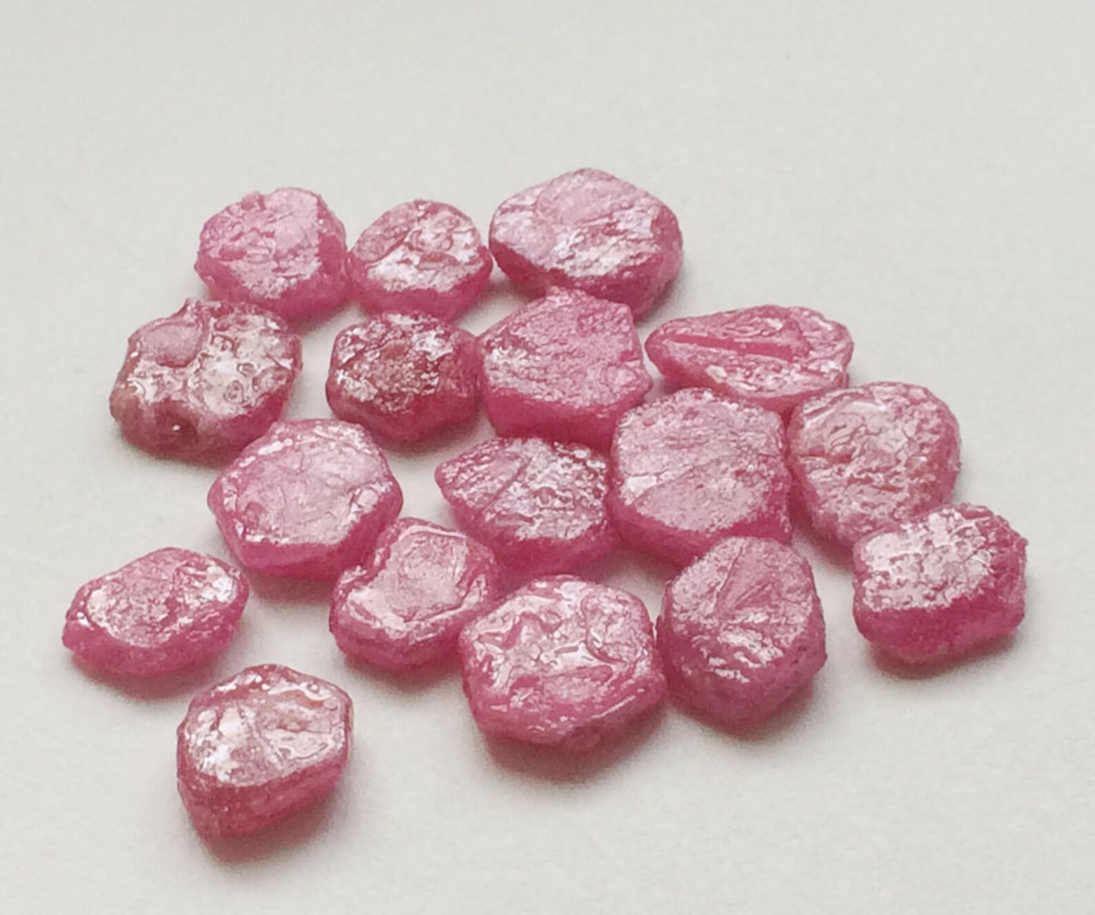 12-18mm Raw Ruby Stones Ruby Rough Glass Filled Gems Raw - Etsy