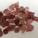 8-10mm Strawberry Quartz Rough Stones, Raw Quartz, Loose Rough Quartz ...